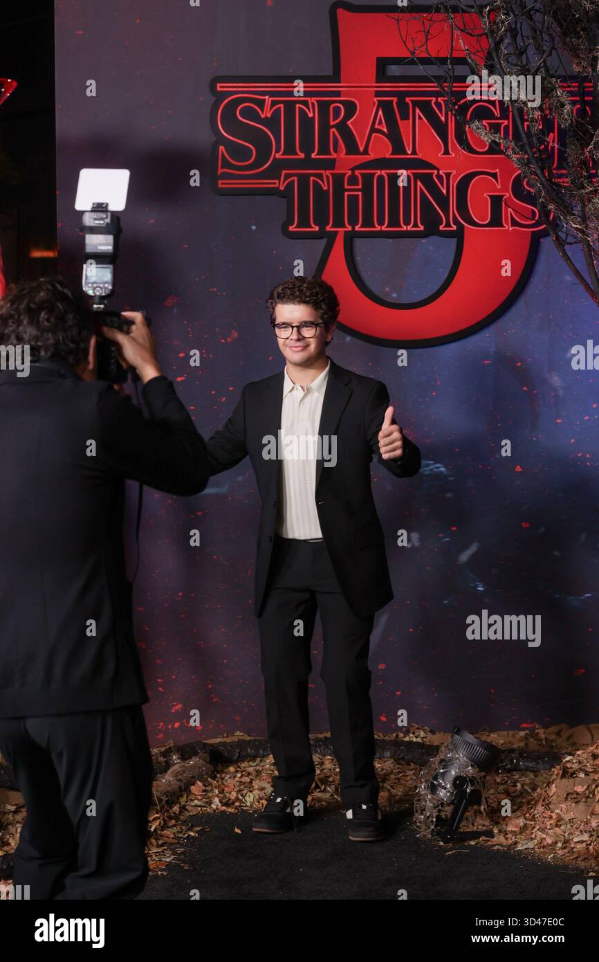 Gaten Matarazzo arrives at an FYC event for "Stranger Things" on ...