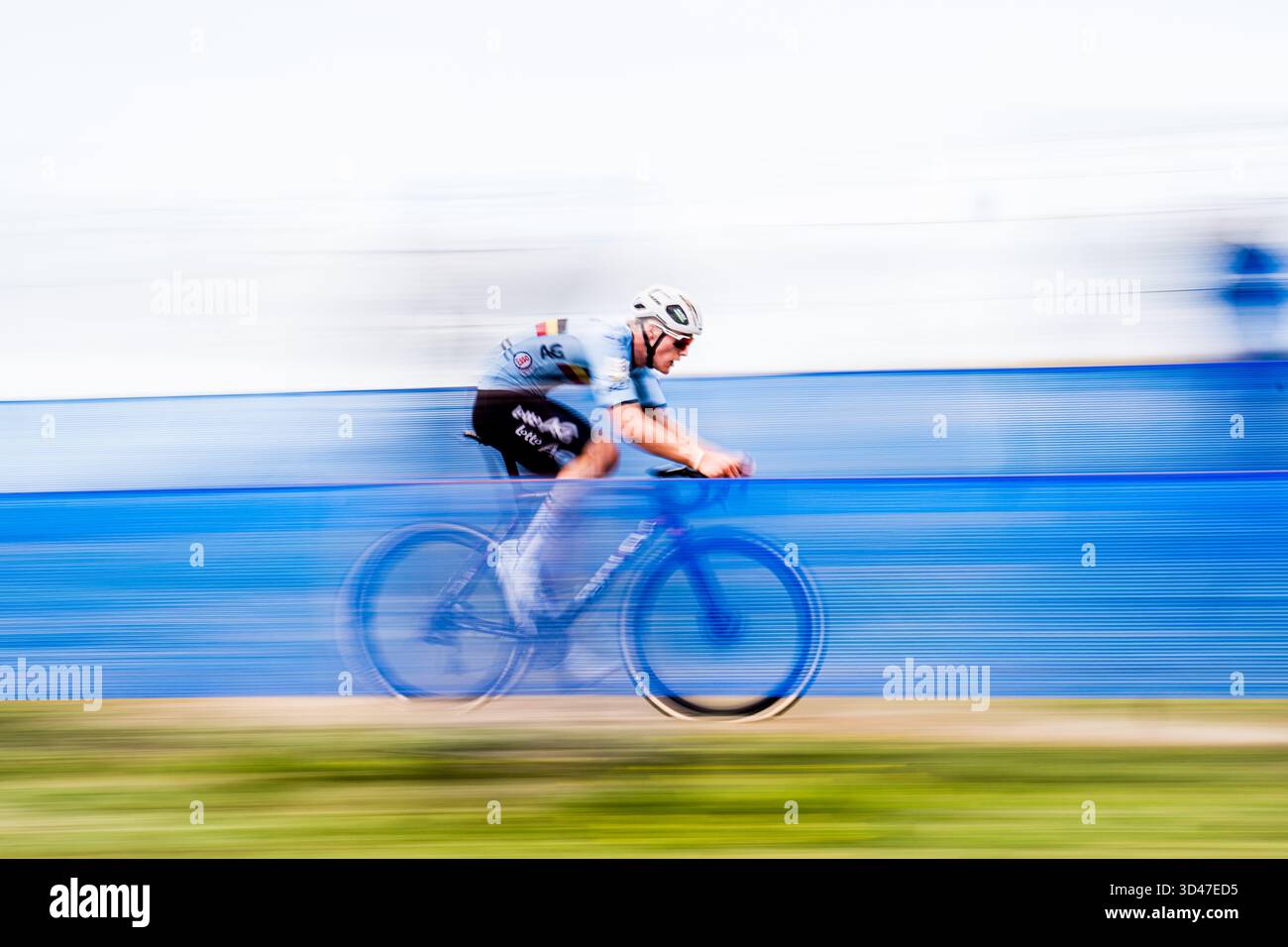 Belgian Viktor Vandenberghe pictured in action during the U23 men race ...