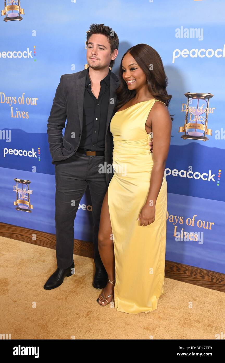 Carson Boatman, Raven Bowens at arrivals for DAYS OF OUR LIVES 60th ...