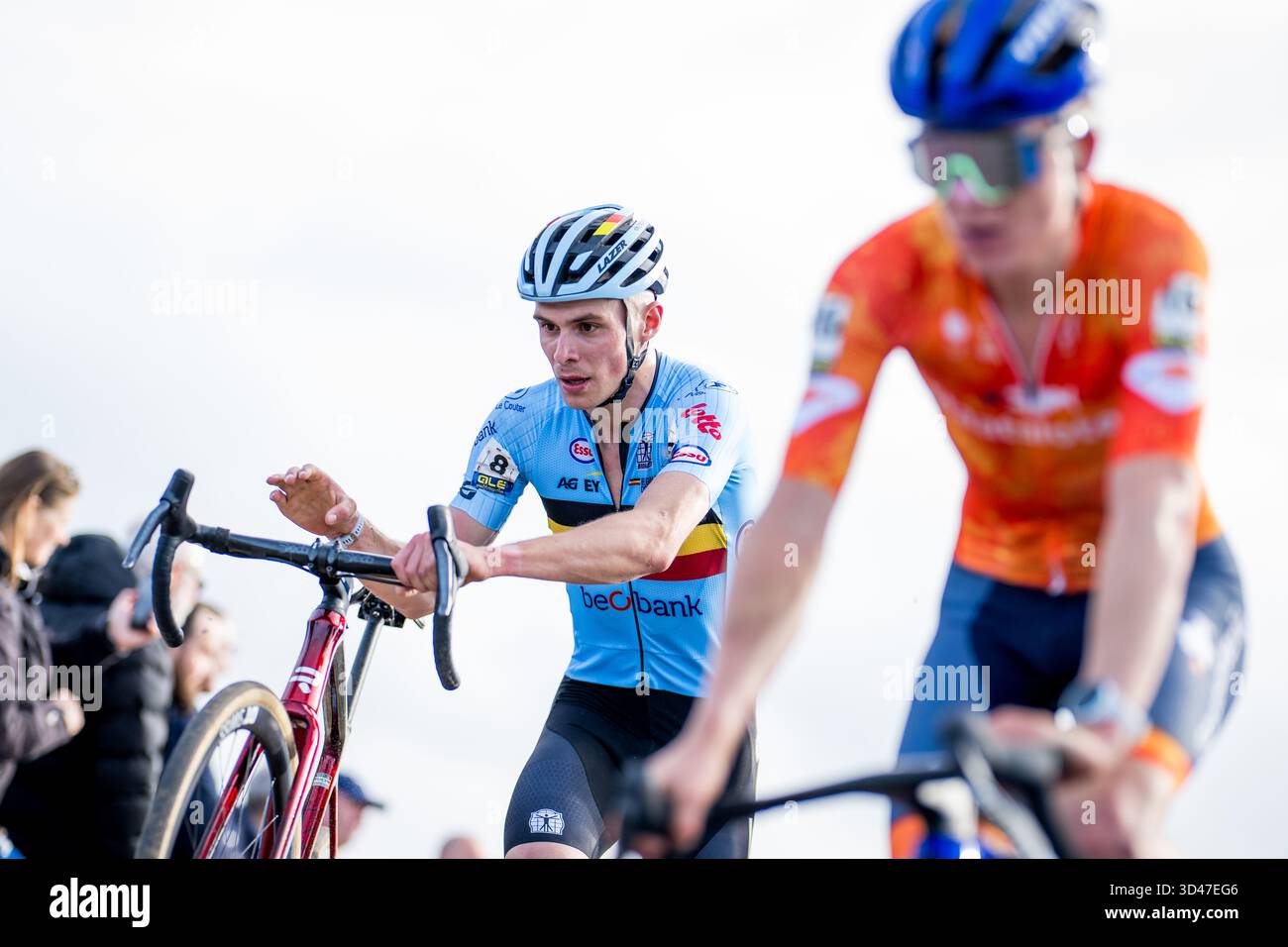 Belgian Viktor Vandenberghe pictured in action during the U23 men race ...