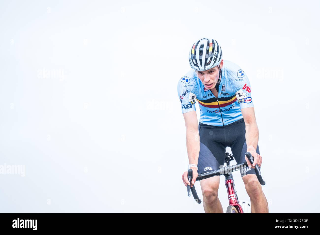 Belgian Viktor Vandenberghe pictured in action during the U23 men race ...