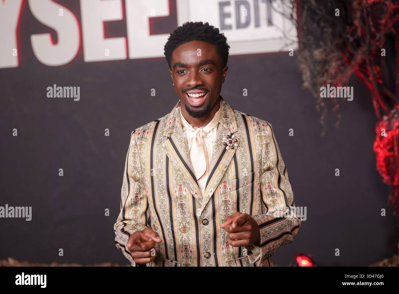Caleb McLaughlin arrives at an FYC event for "Stranger Things" on ...