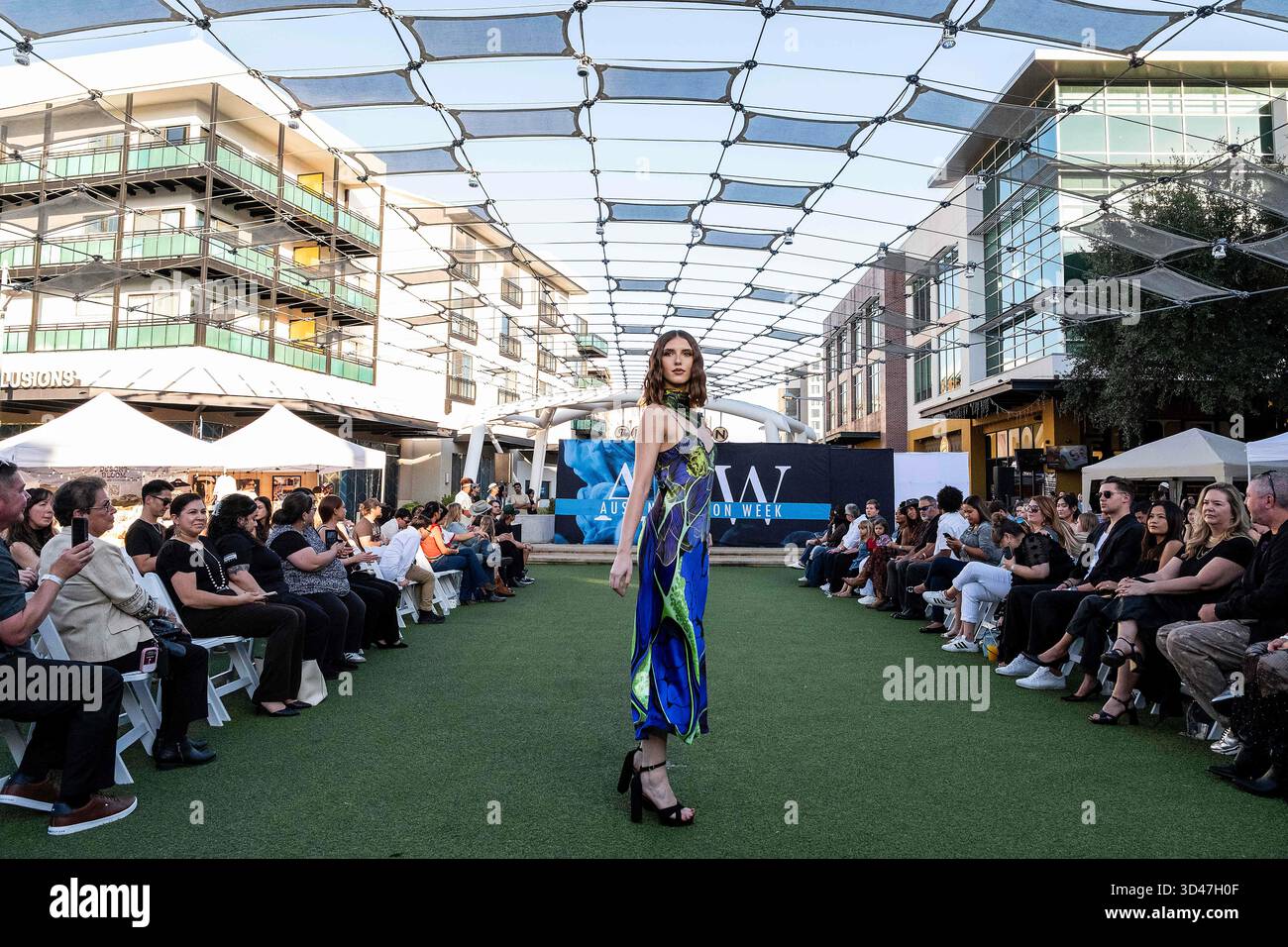 November 8, 2025: Austin Fashion Week models in action during the ...