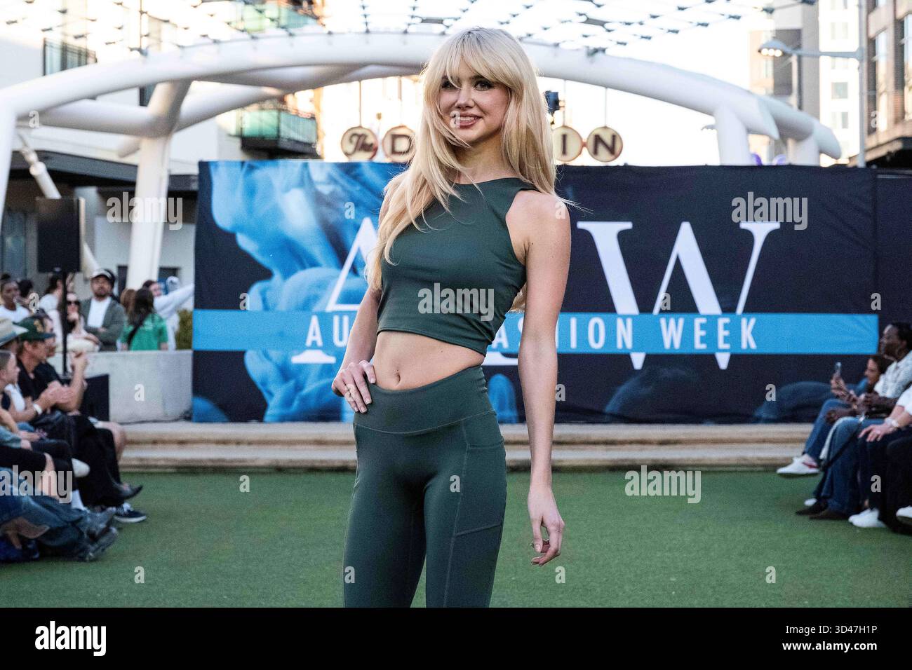 November 8, 2025: Austin Fashion Week models in action during the ...