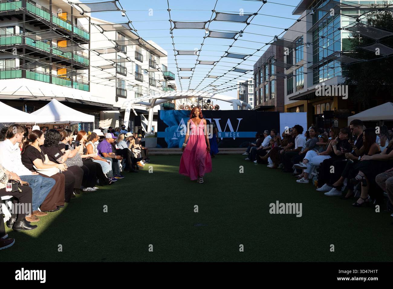 November 8, 2025: Austin Fashion Week models in action during daytime ...
