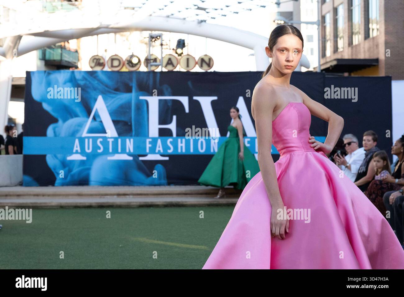 November 8, 2025: Austin Fashion Week models in action during the ...