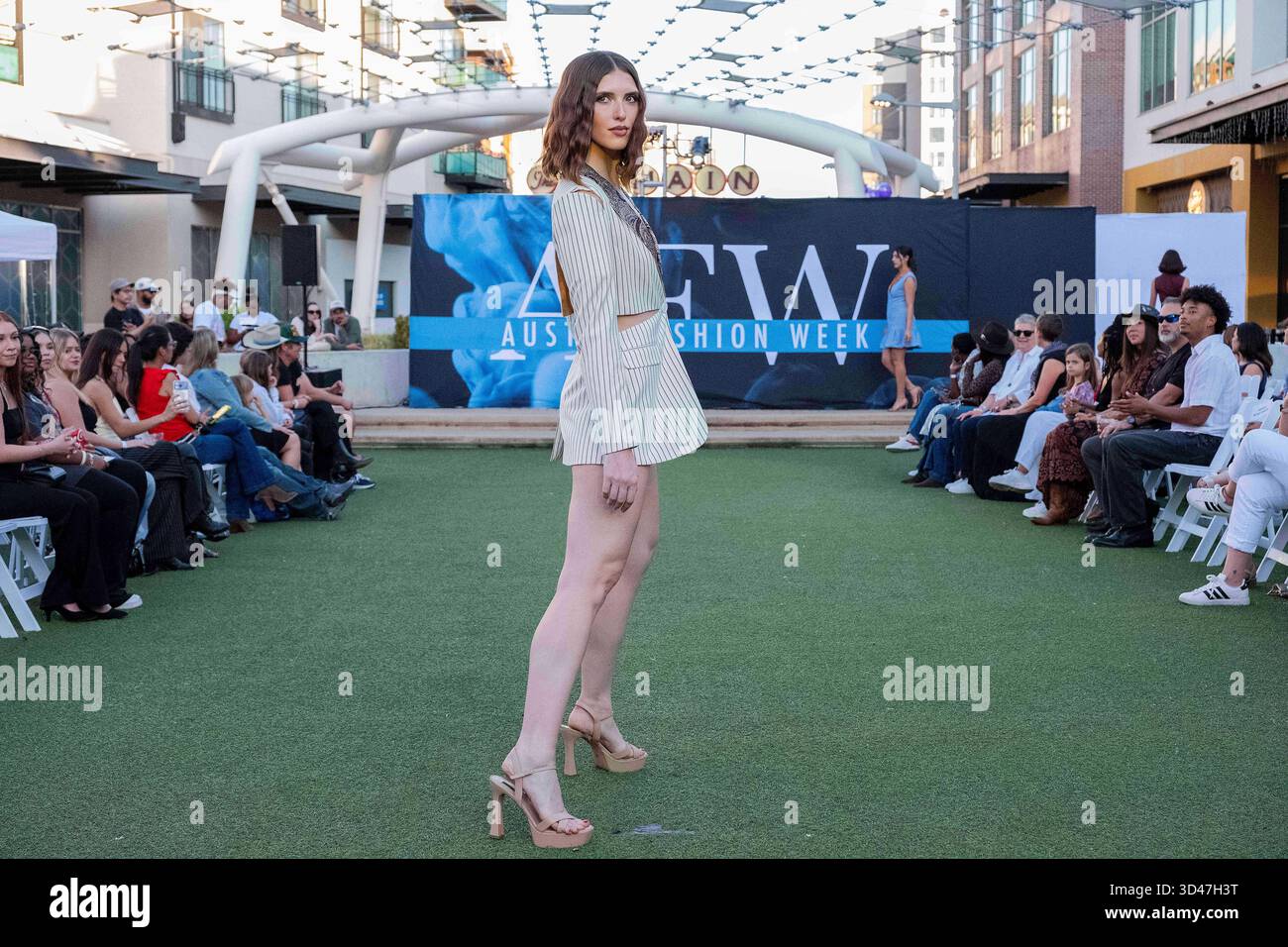 November 8, 2025: Austin Fashion Week models in action during the ...