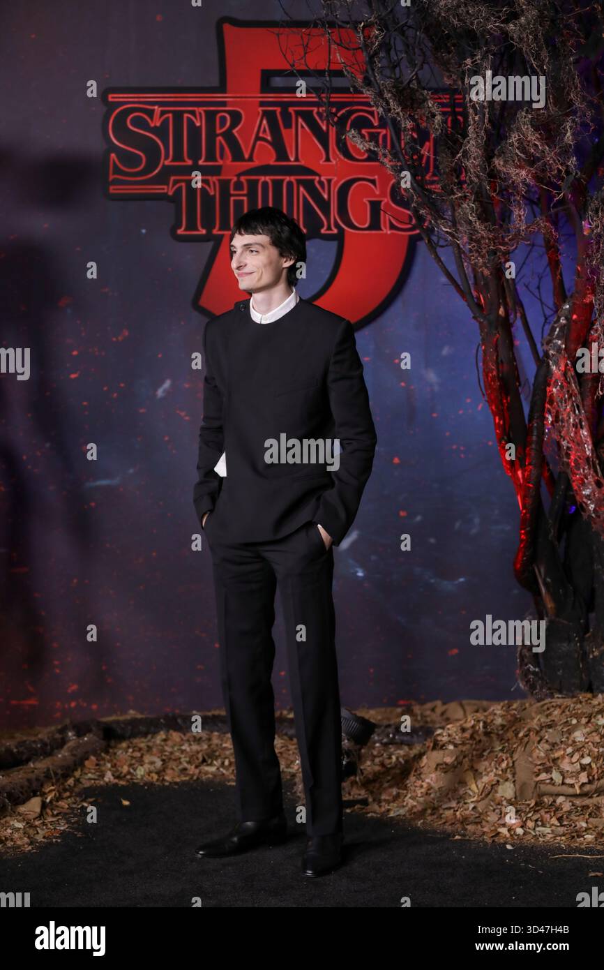 Finn Wolfhard arrives at an FYC event for "Stranger Things" on Saturday ...