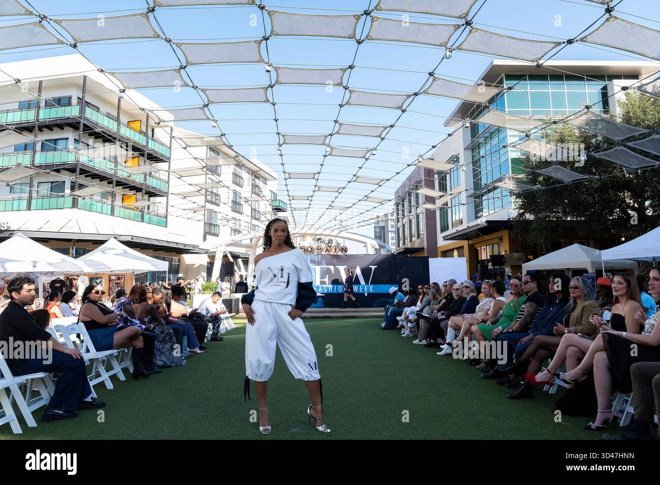 November 8, 2025: Austin Fashion Week models in action during daytime ...