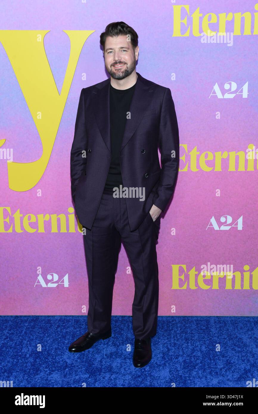 David Freyne attends A24's "Eternity" New York Premiere at Regal Union ...