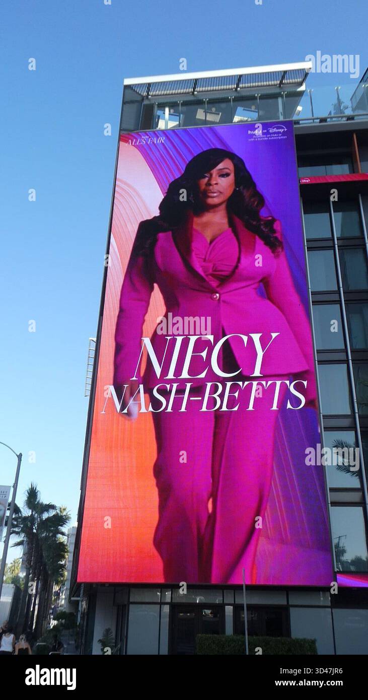 Los Angeles, California, USA 8th November 2025 Alls Fair Billboard with ...