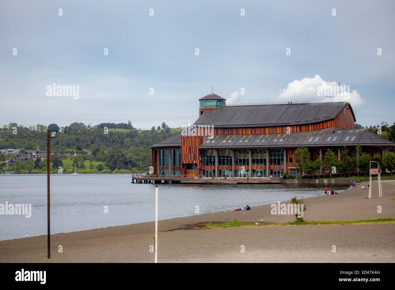 The Teatro del Lago building stands out for its 10,000 square meters of ...