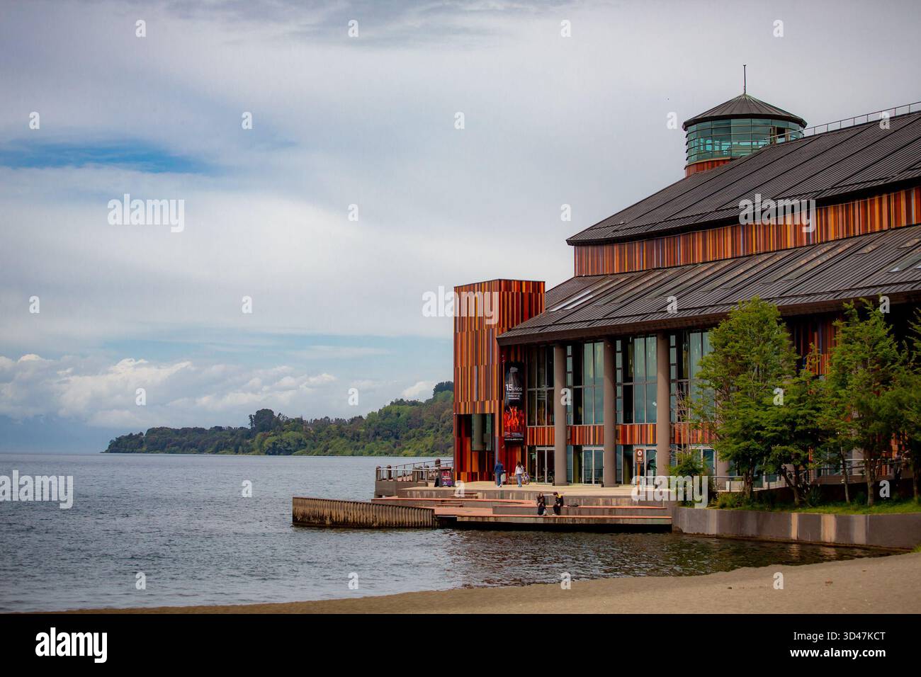 The Teatro del Lago building stands out for its 10,000 square meters of ...