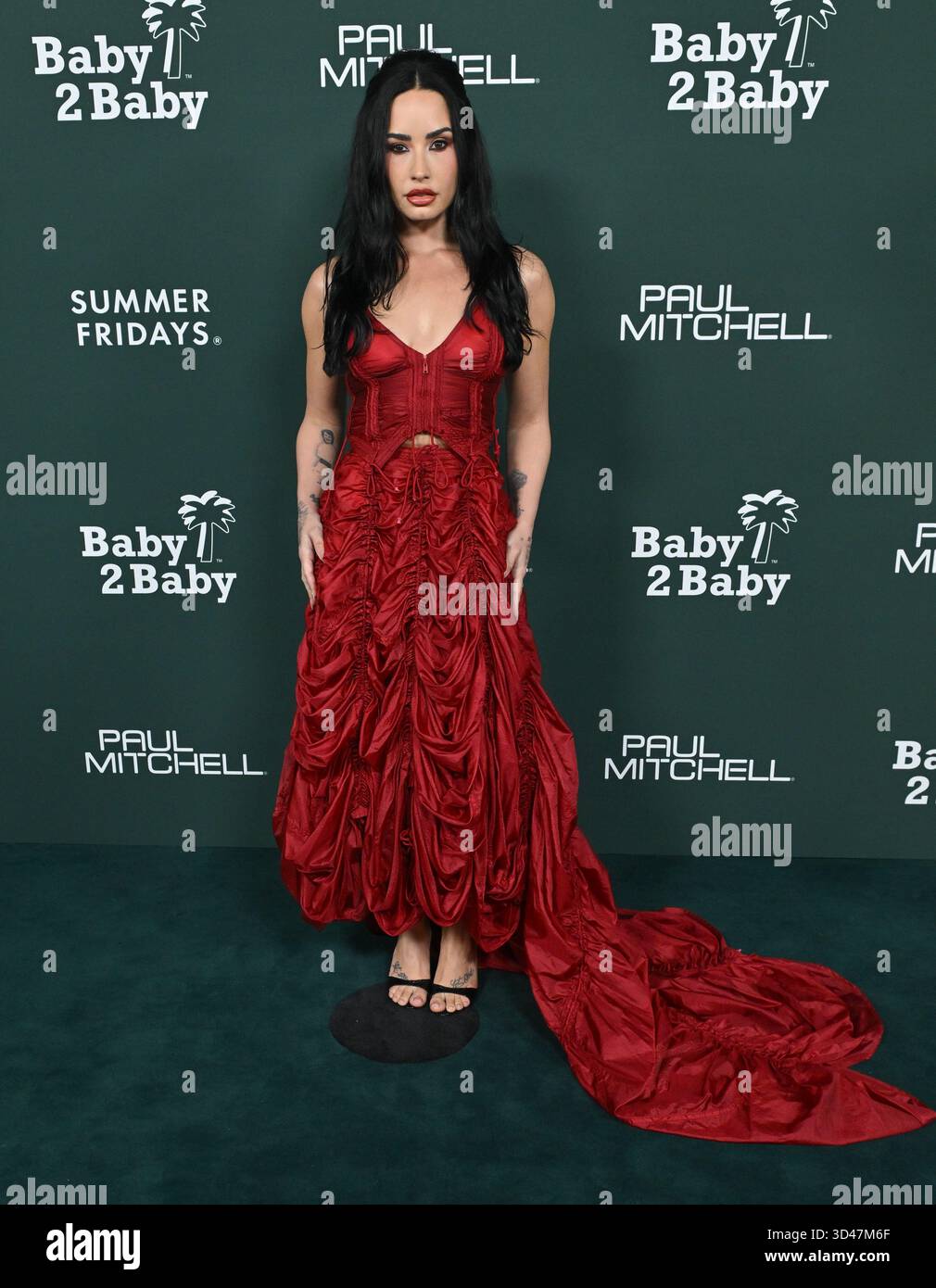 Demi Lovato arriving to the 2025 Baby2Baby Gala presented by Paul ...