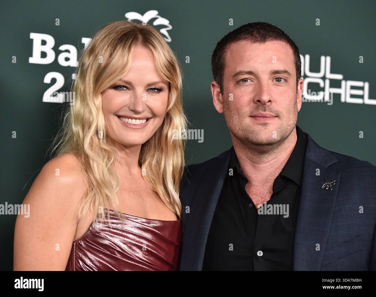 West Hollywood, USA. 08th Nov, 2025. Jack Donnelly and Malin Akerman ...
