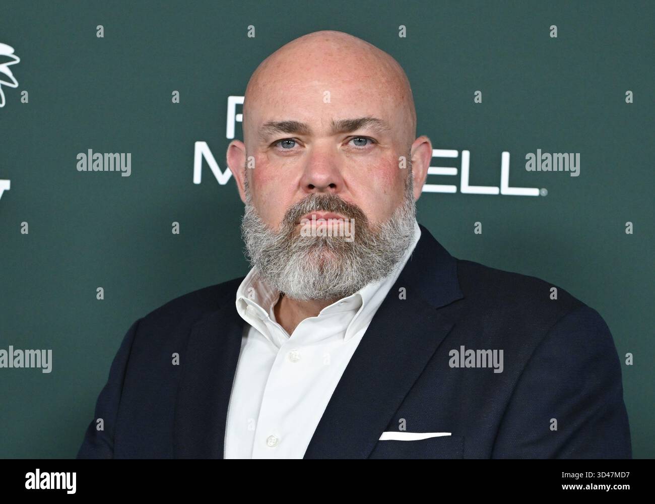 Evan Funke arriving to the 2025 Baby2Baby Gala presented by Paul Mitchell at the Pacific Design ...