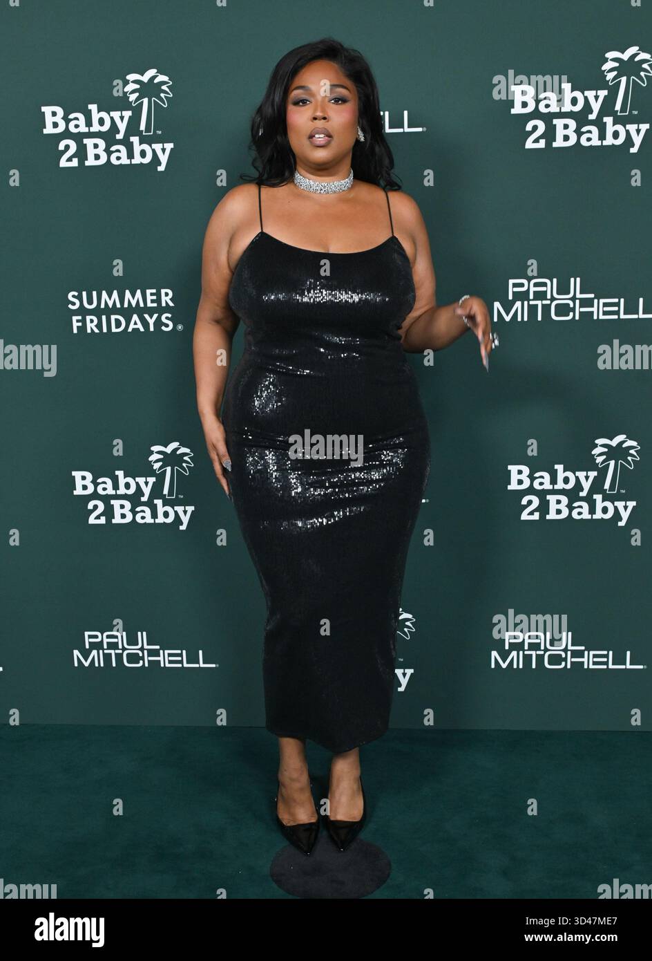 Lizzo arriving to the 2025 Baby2Baby Gala presented by Paul Mitchell at ...