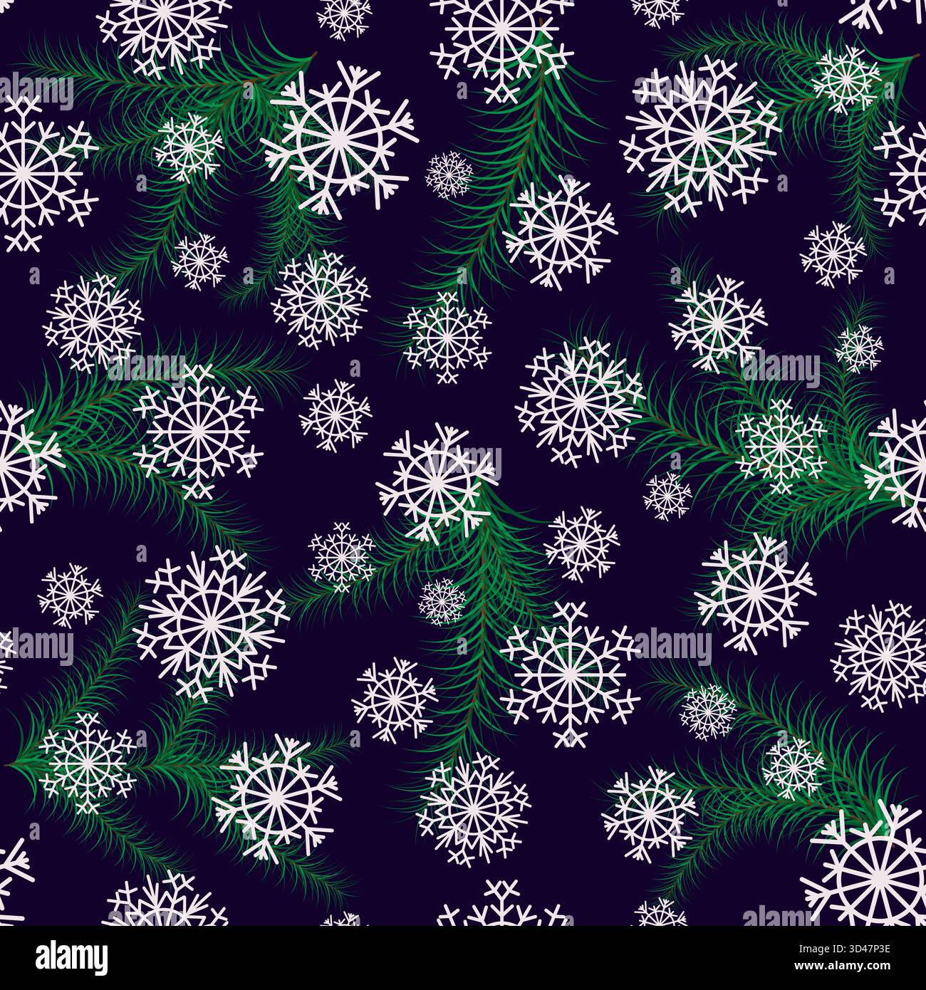 Seamless texture conifer branches hi-res stock photography and images ...