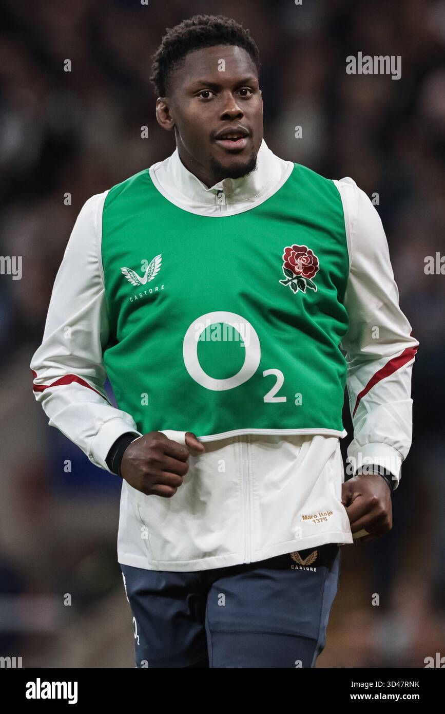 Mario Itoje of England during the Quilter Nations Series 2025 match ...