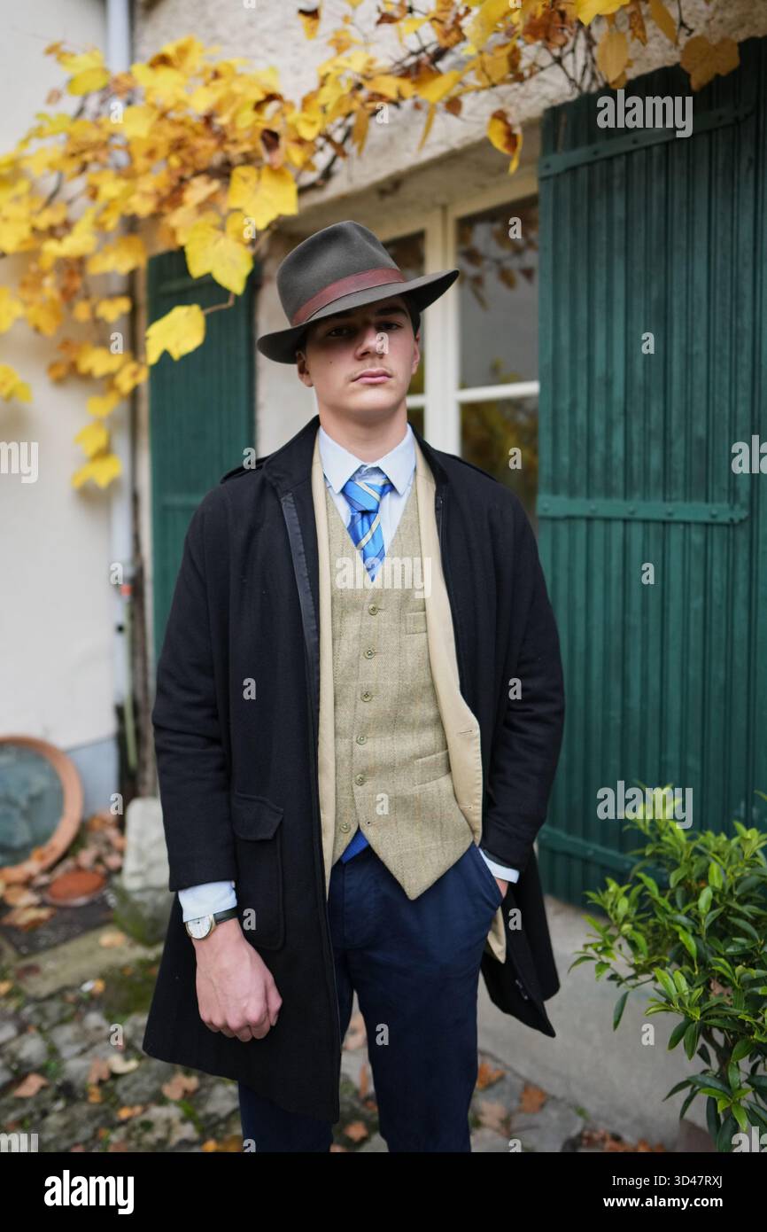 Pedro Elias Garzon Delvaux poses after an interview with Associated ...