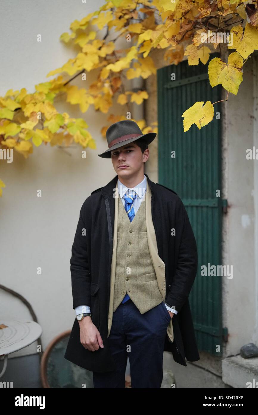 Pedro Elias Garzon Delvaux poses after an interview with Associated ...
