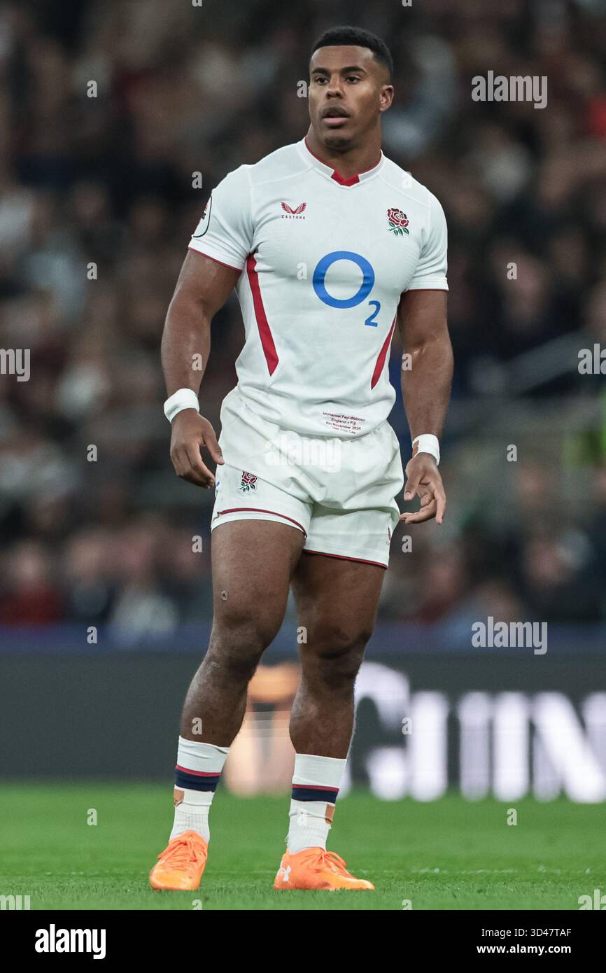 Immanuel Feyi-Waboso of England during the Quilter Nations Series 2025 match England vs Fiji at ...