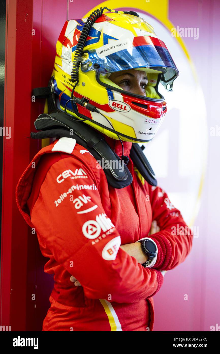 WADOUX Lilou (fra), Ferrari AF Corse, Ferrari 499P #51, Hypercar ...