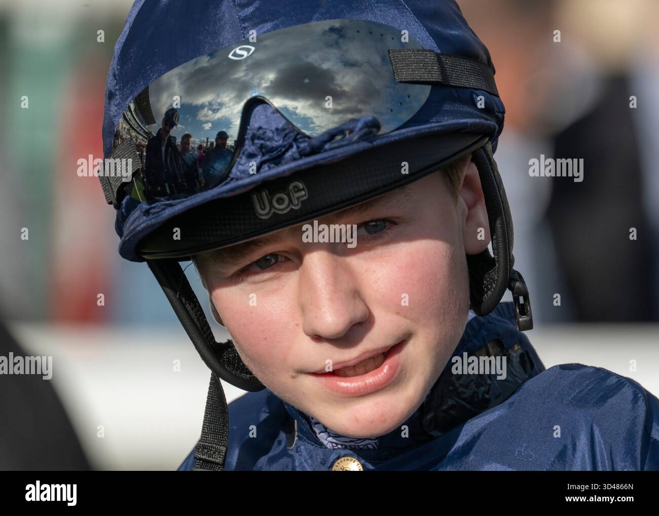 Apprentice jockey Toby Moore pictured at Doncaster Racecourse on Sat 8 ...