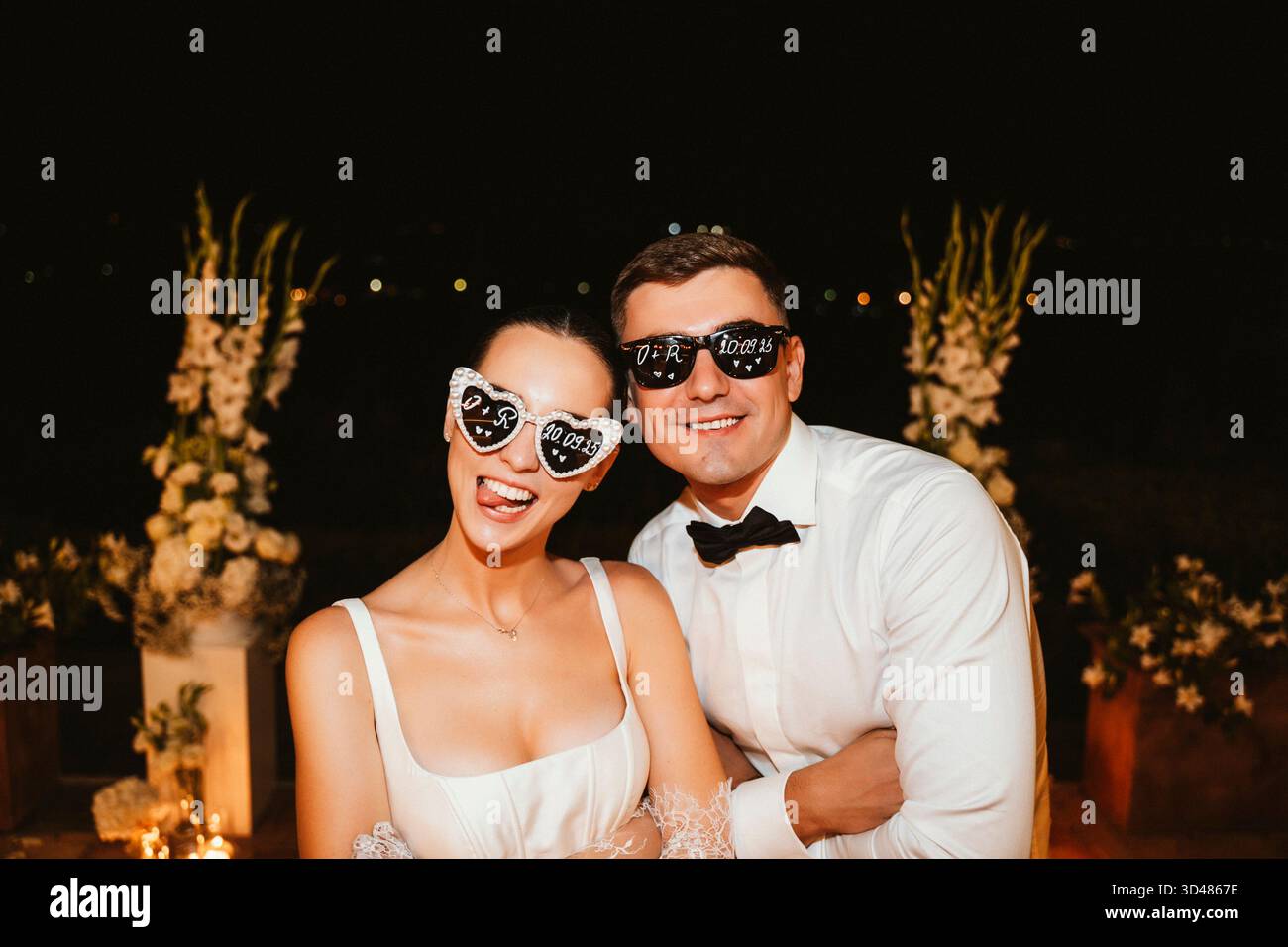 Couple joyfully celebrates special hi-res stock photography and images ...