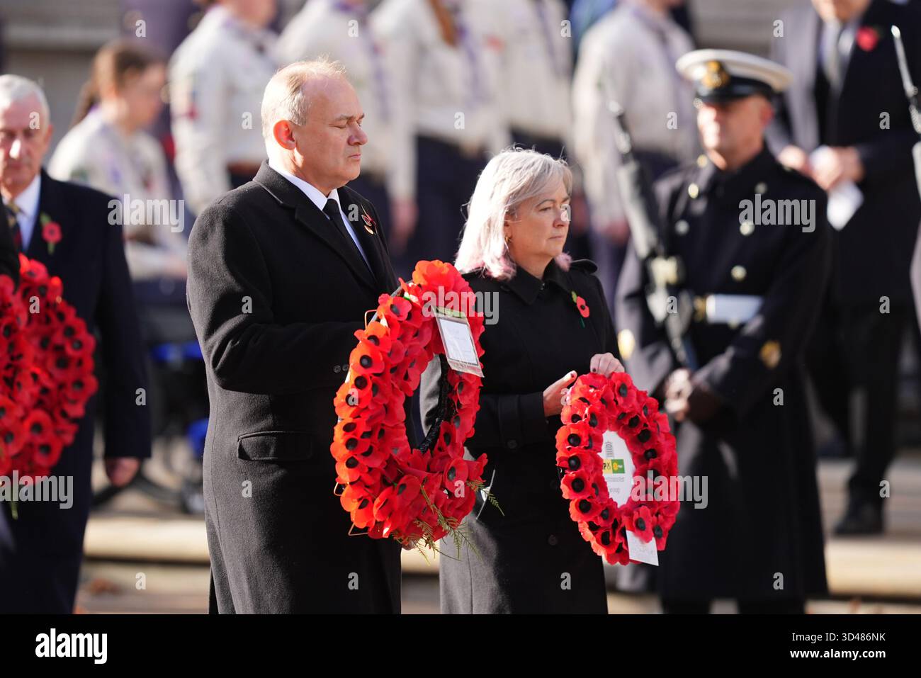 Plaid Cymru Westminster leader Liz Saville Roberts and Liberal ...