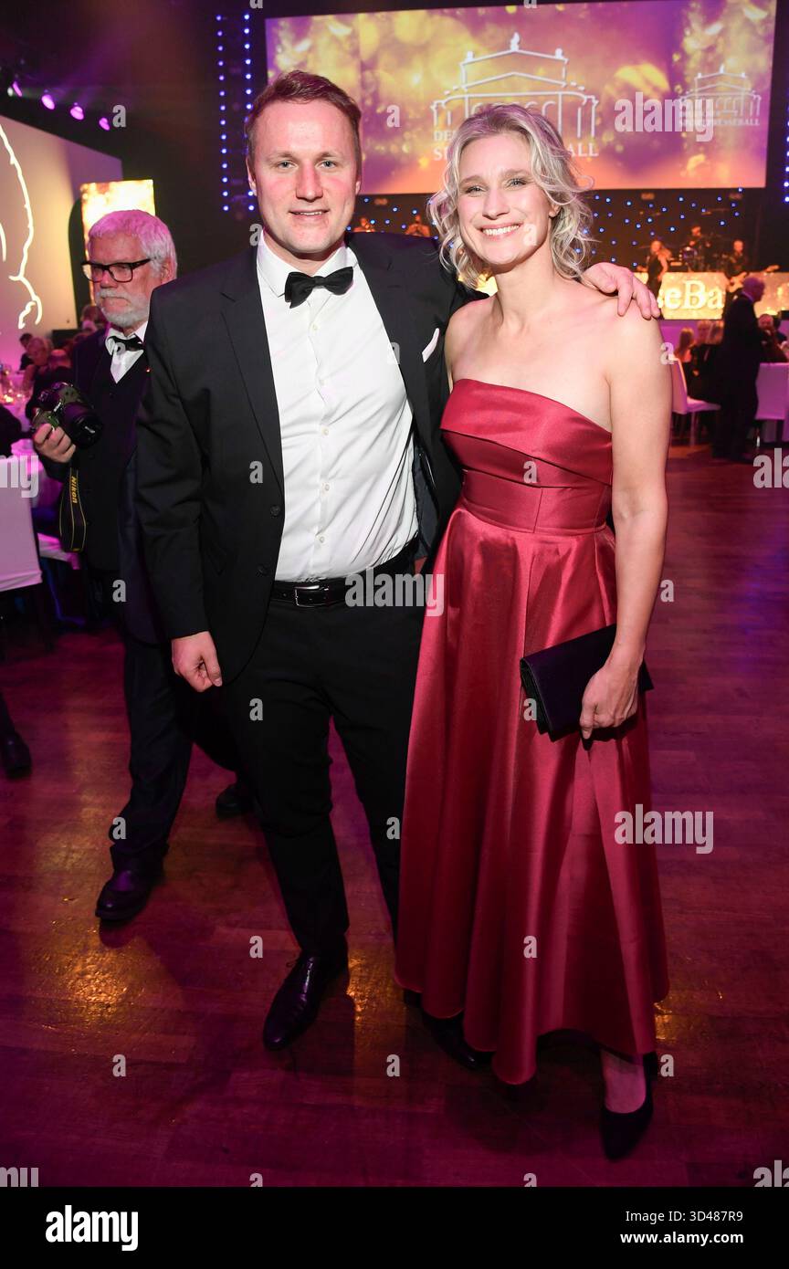 Britta Heidemann with her brother Gerrit at the 43rd German Sports ...