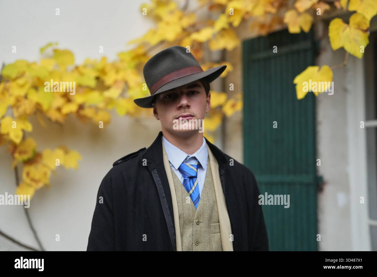 Pedro Elias Garzon Delvaux poses after an interview with Associated ...