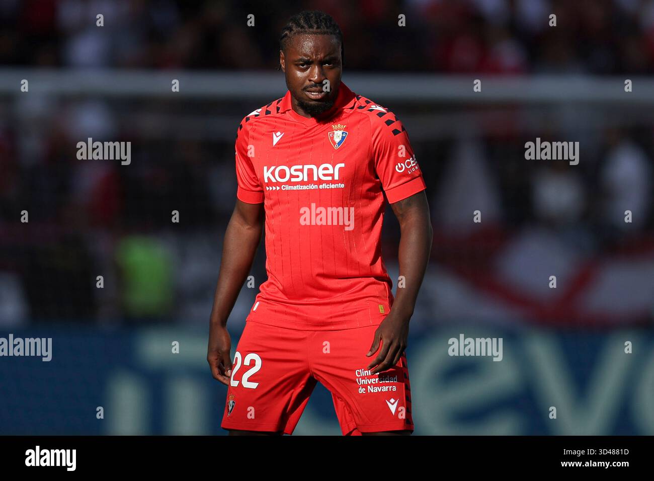 Enzo Boyomo of CA Osasuna of CA Osasuna during the La Liga EA Sports ...