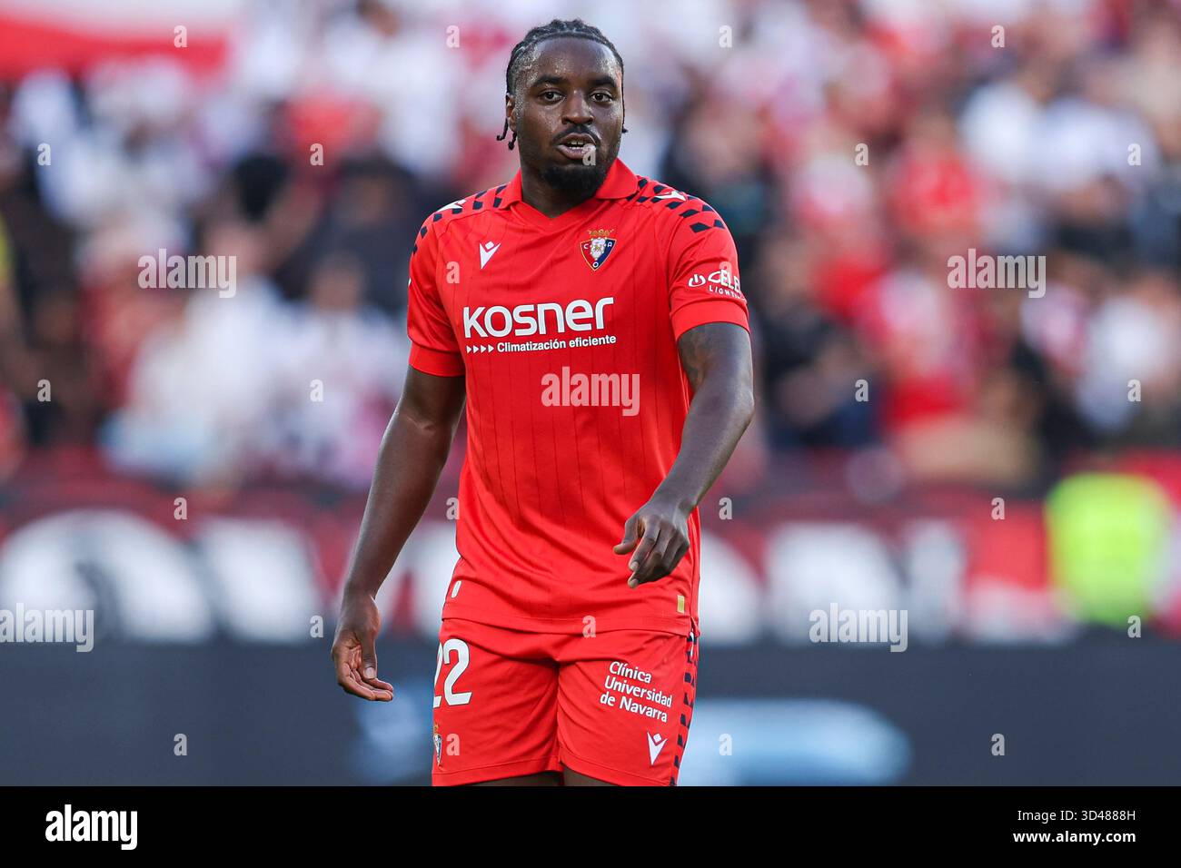 Enzo Boyomo of CA Osasuna of CA Osasuna during the La Liga EA Sports ...