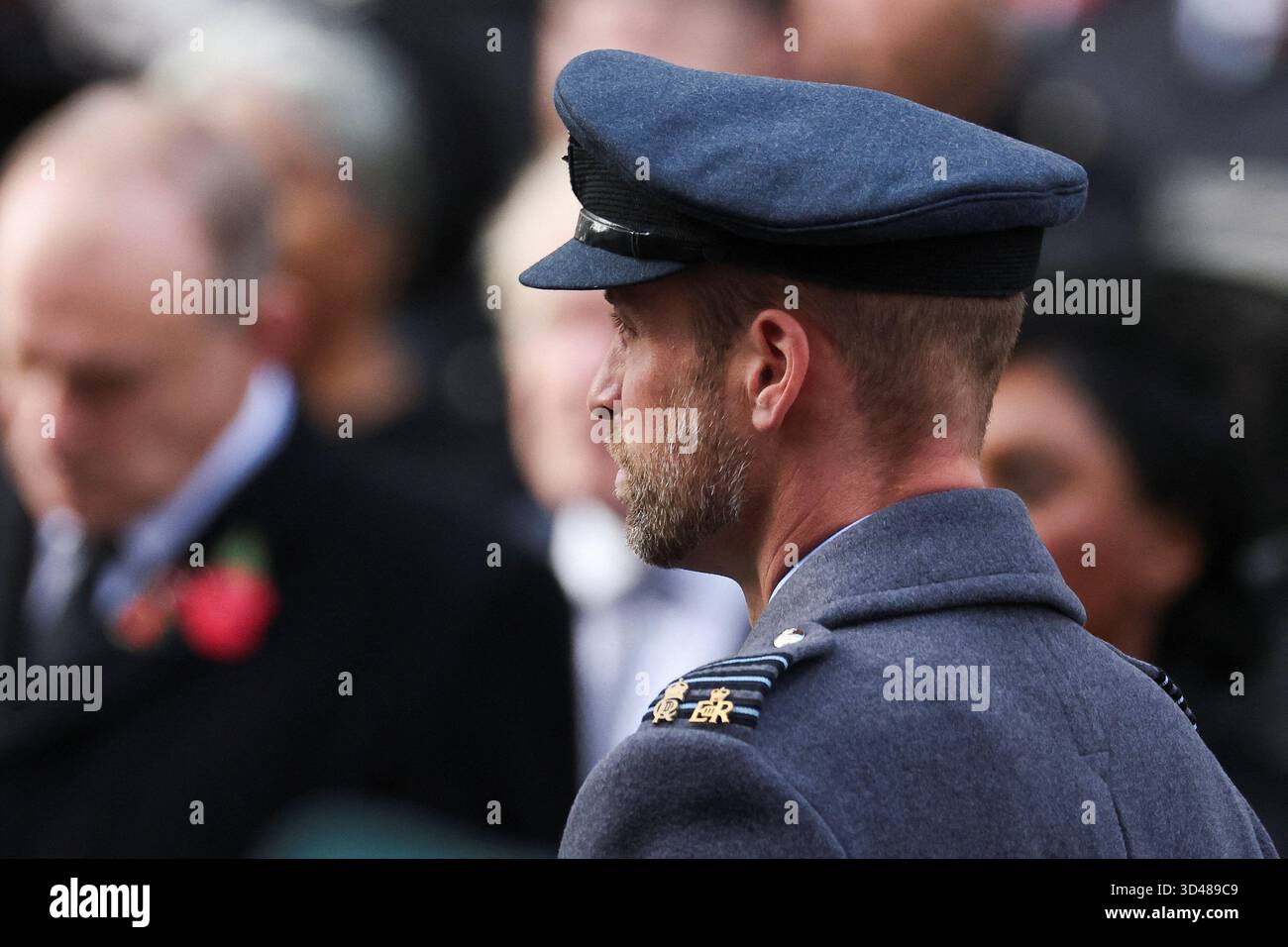 Britain's Prince William attends the annual Remembrance Sunday ceremony ...