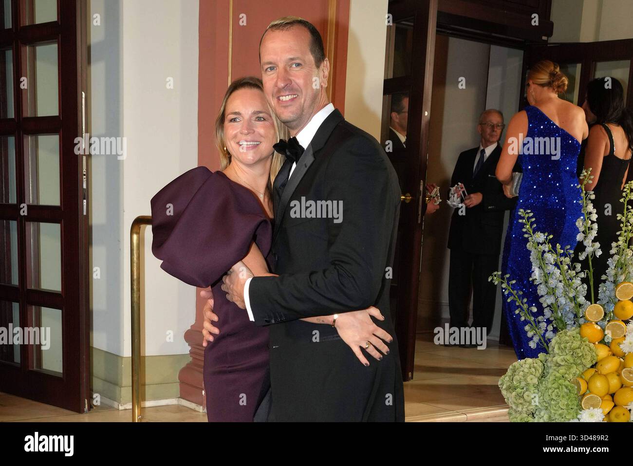 Pascal and Angela Hens during the German Sports Media Ball (43nd ...
