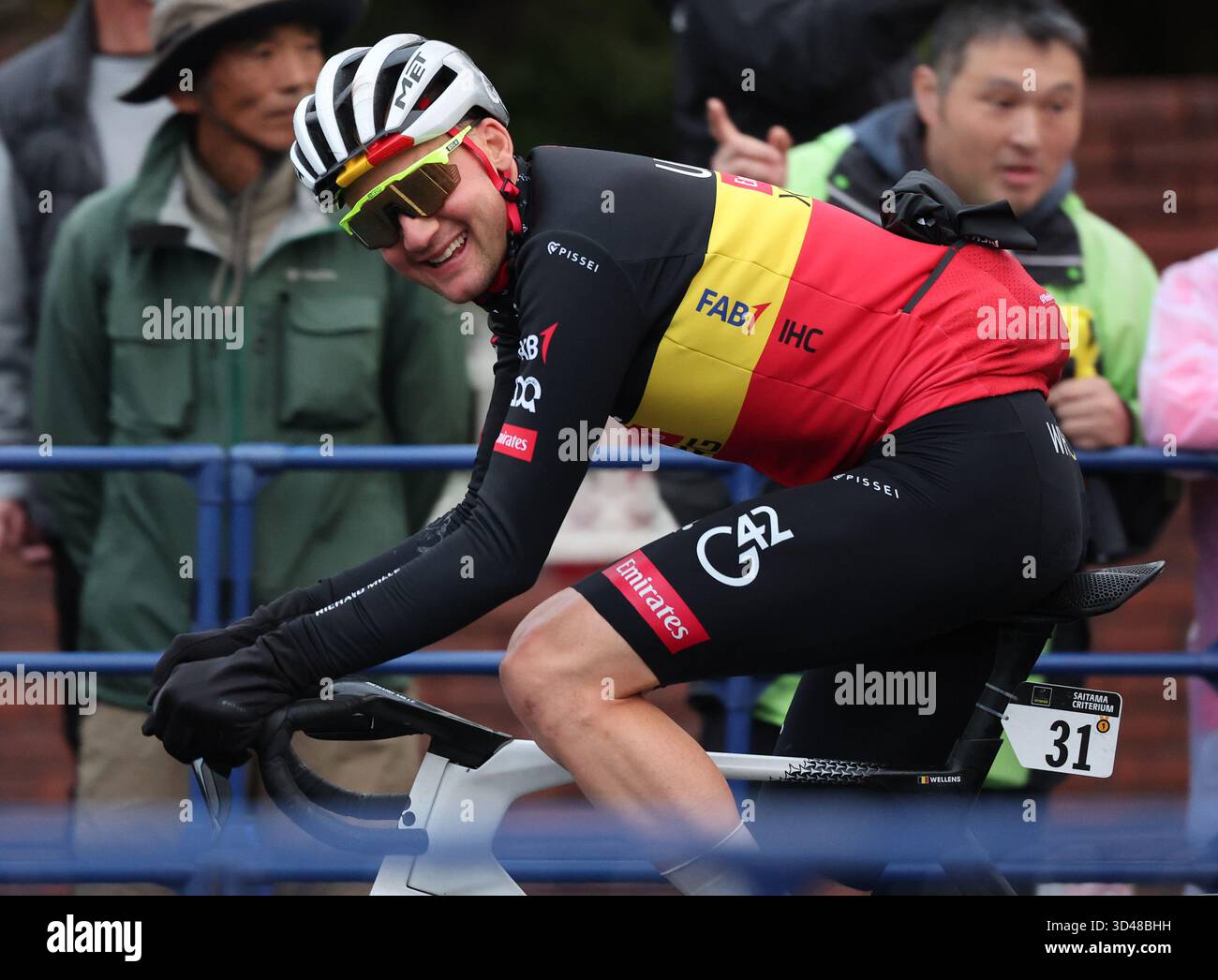 Tim Wellens of Belgium competes in the main race of the Tour de France ...