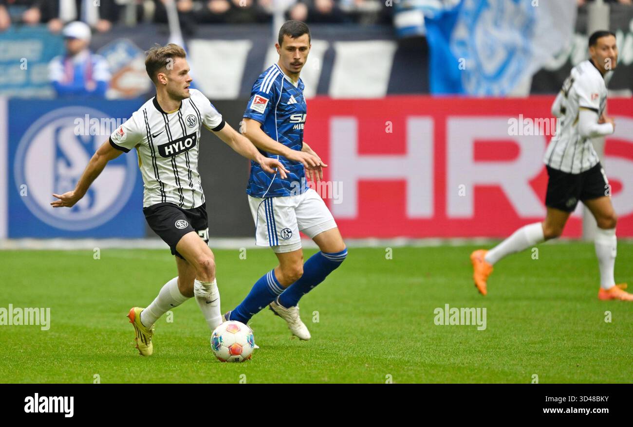 from left: Tom Zimmerschied, Ron Schallenberg (Schalke) Gelsenkirchen ...