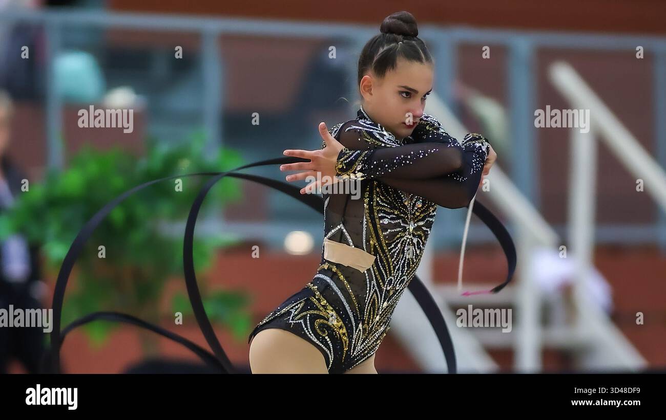 Amalia Lica (TB Oppau) during the competition; 2nd competition day of ...