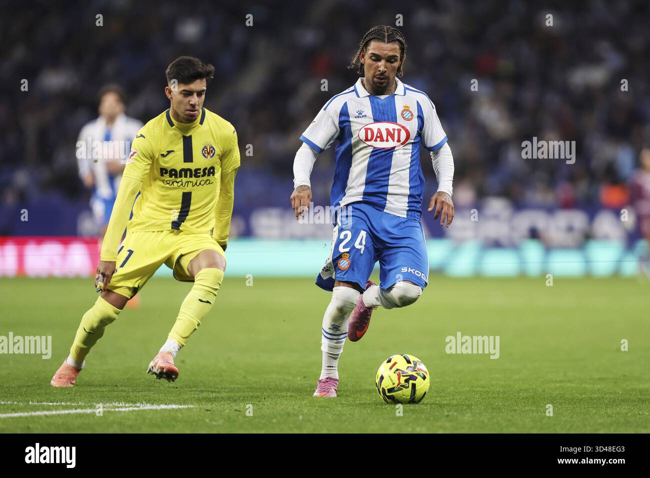 Tyrhys Dolan of RCD Espanyol during the Spanish championship LaLiga ...