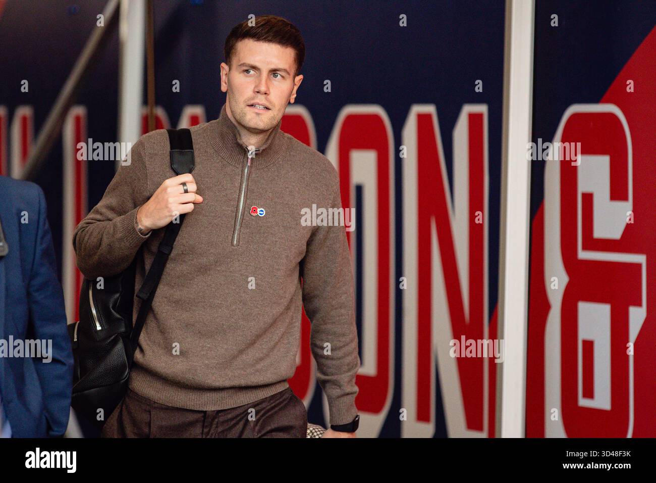 Fabian Hurzeler (Brighton Head Coach) arrives for the Premier League ...