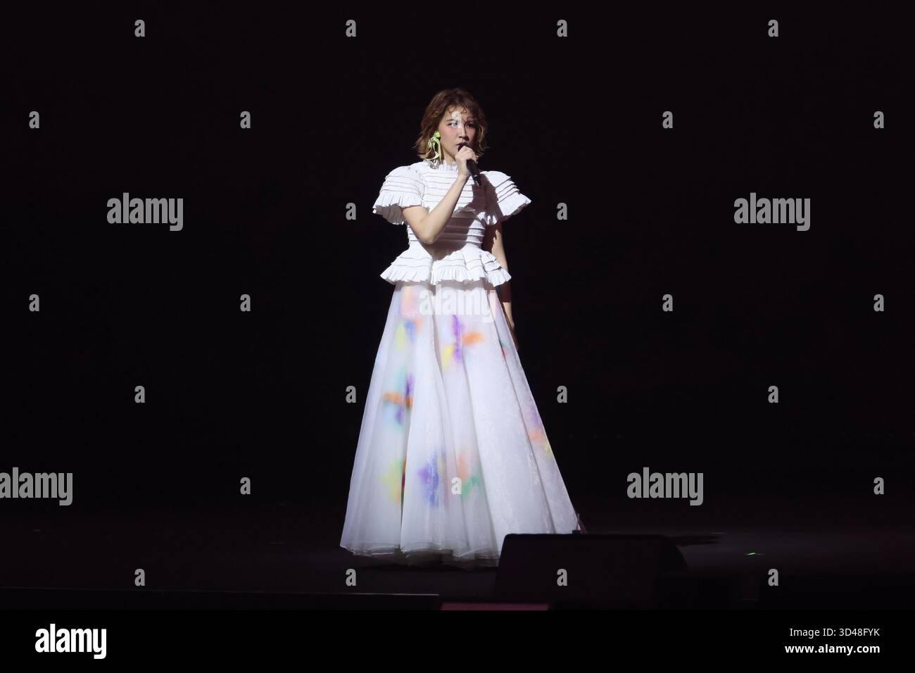 Taiwanese female singer Pet's concert in Taipei, China on November 8 ...