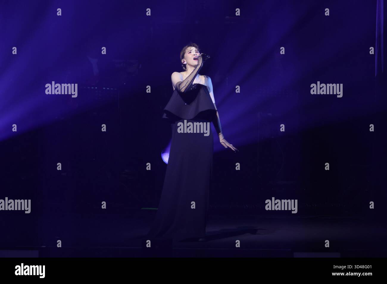 Taiwanese female singer Pet's concert in Taipei, China on November 8 ...