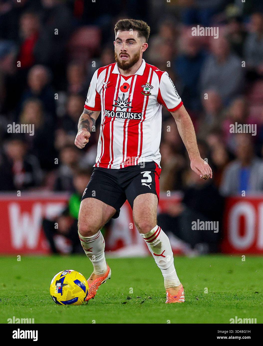 Southampton's Ryan Manning during the Sky Bet Championship match at St ...