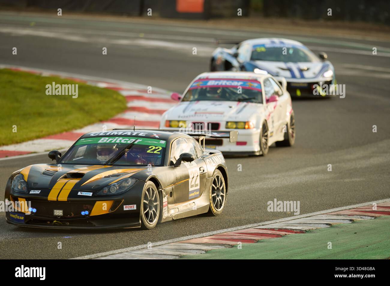 Ian Wilson and Elliot Wilson race for RaceCar Consultants in a Ginetta ...