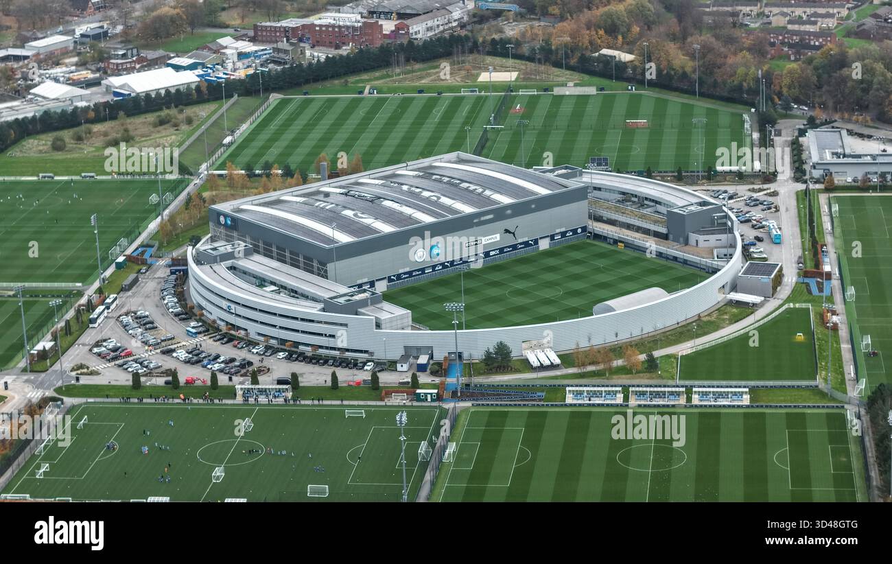 Manchester City’s training centre at the Etihad Campus during the ...