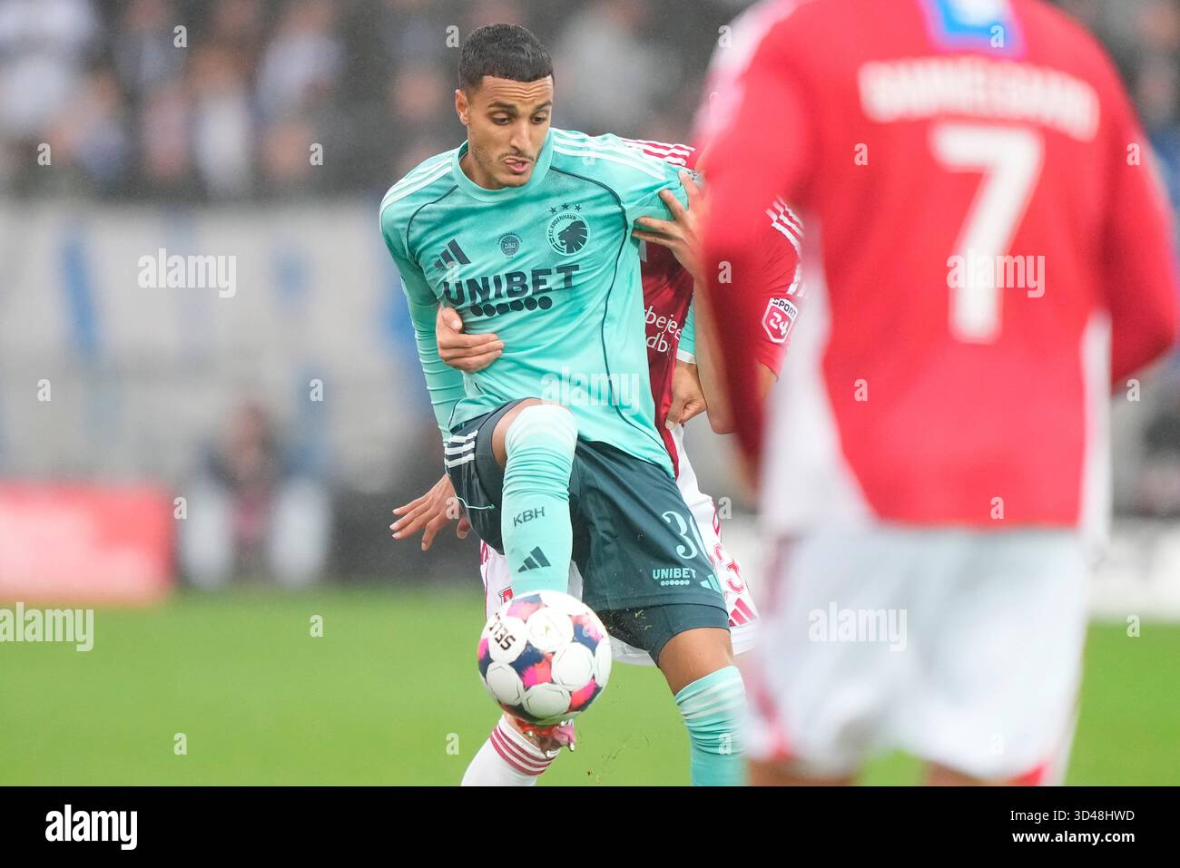 Superligakampen mellem Vejle Boldklub og FC Koebenhavn paa Vejle ...