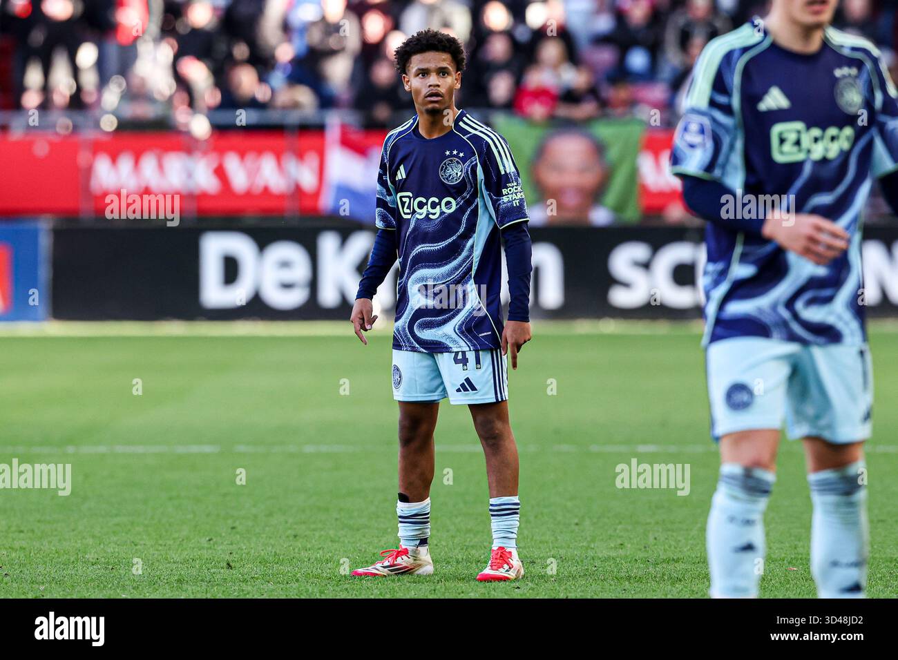 UTRECHT, NETHERLANDS - NOVEMBER 9: Gerald Alders of AFC Ajax looks on ...