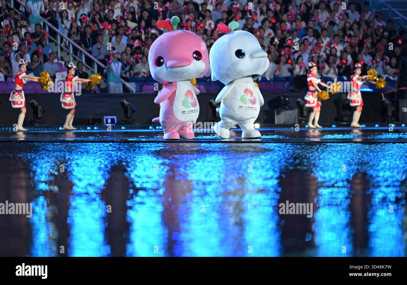 Guangzhou, China's Guangdong Province. 9th Nov, 2025. Mascots are seen ...