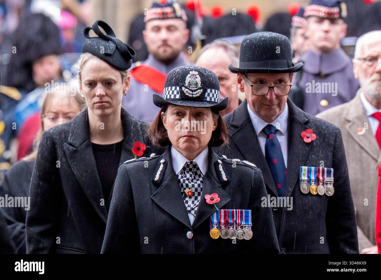 Chief Constable of Police Scotland Jo Farrell during a Remembrance ...